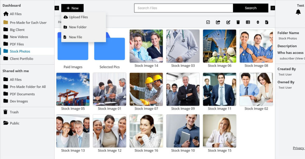 Simplify File Management In Wordpress User Private Files
